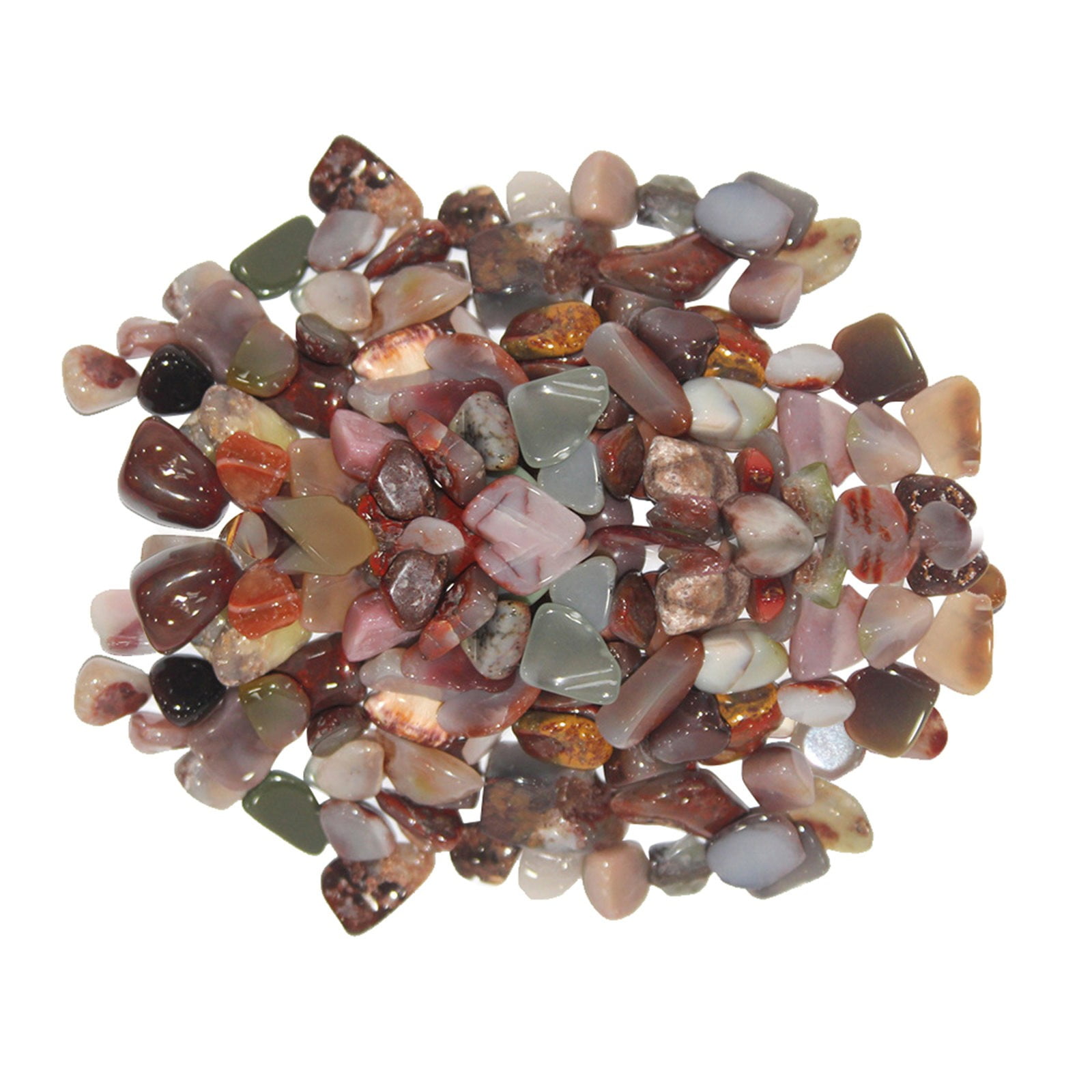 100g 5~7mm Natural Mixed Quartz Stone Rock Gravel Specimens Tank Decor ...