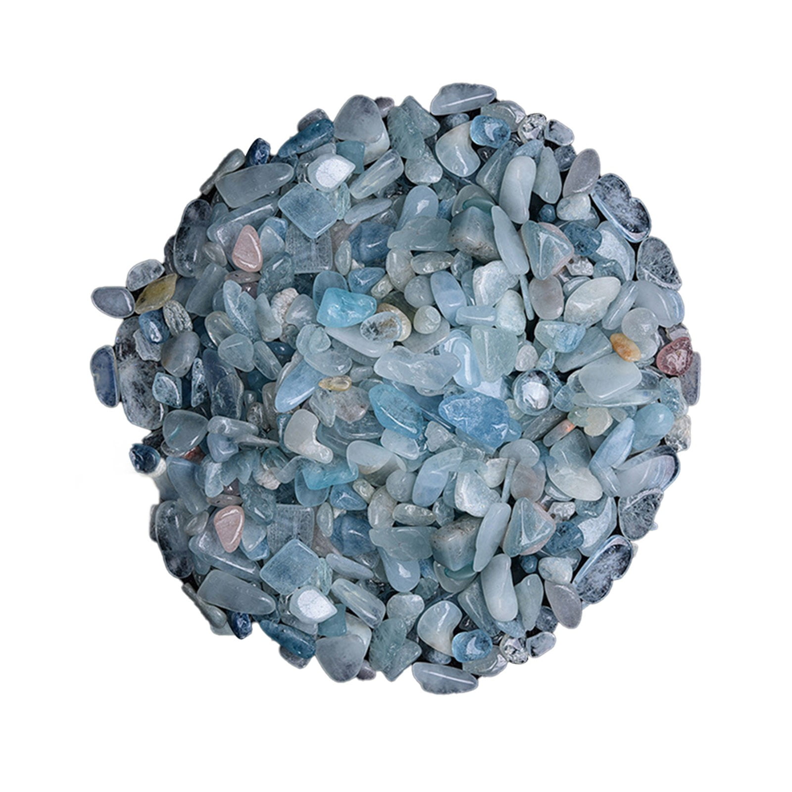 100g 5~7mm Natural Mixed Quartz Stone Rock Gravel Specimens Tank Decor ...