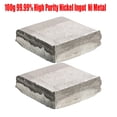 100g 99.9% High Purity Nickel Ingot Sheet DIY Electroplating Pure Ni ...