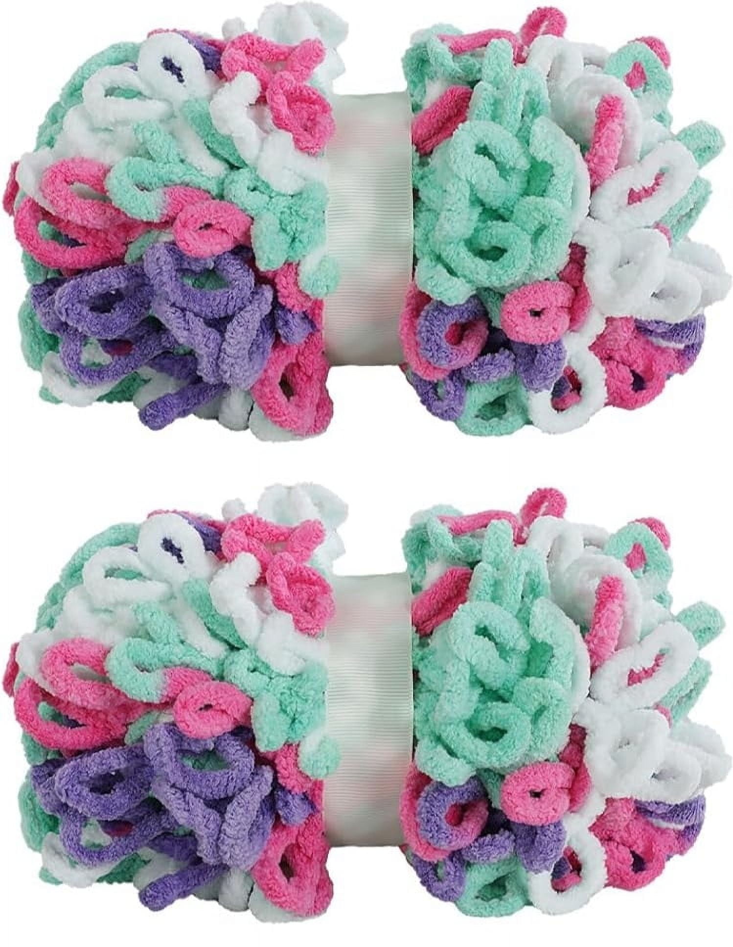 100g 9m 2pack Bulky Loop Yarn for Finger Knitting Soft,Off The Hook ...