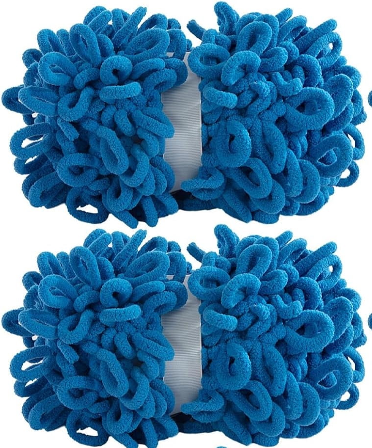 100g 9m 2pack Bulky Loop Yarn for Finger Knitting Soft,Off The Hook ...