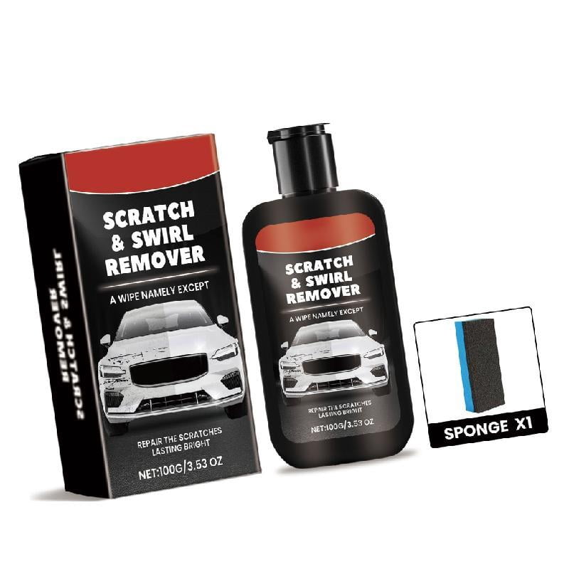 100g Car Scratch Remover With Sponge Car Styling Auto Body Paint Care ...