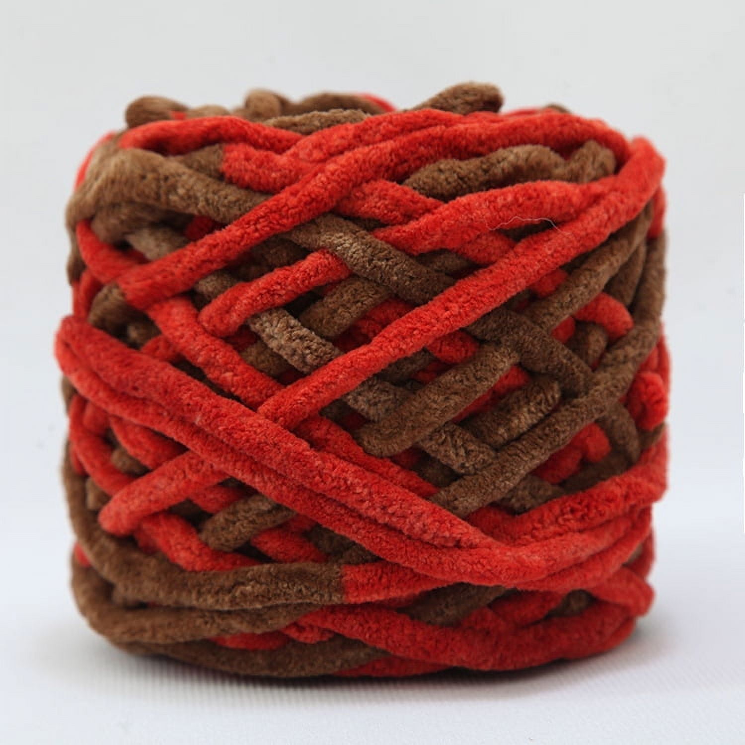 100g Chunky Crochet Yarn, Multi Colored Knitting Yarn Bulk, Velvet ...