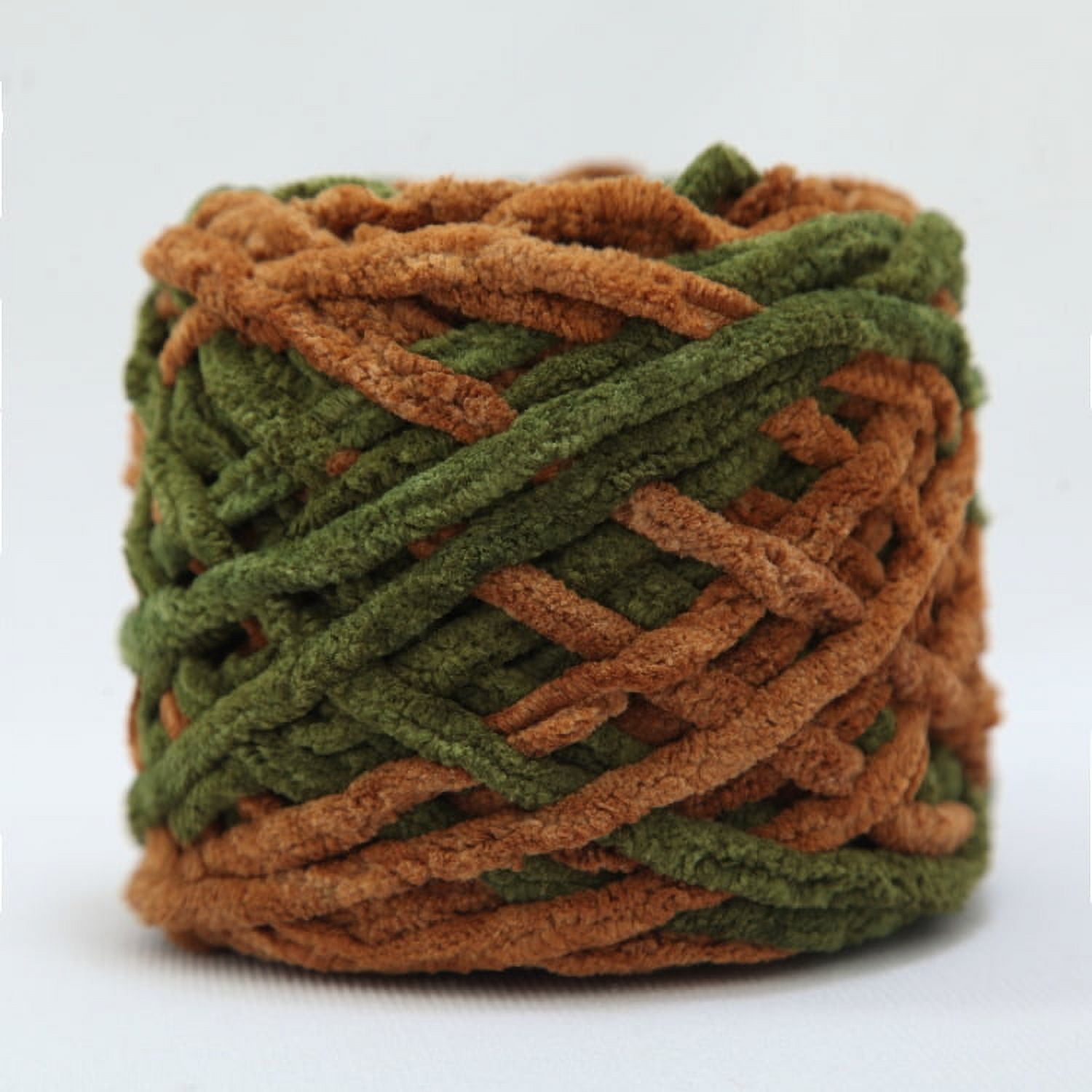 100g Chunky Crochet Yarn, Multi Colored Knitting Yarn Bulk, Velvet ...