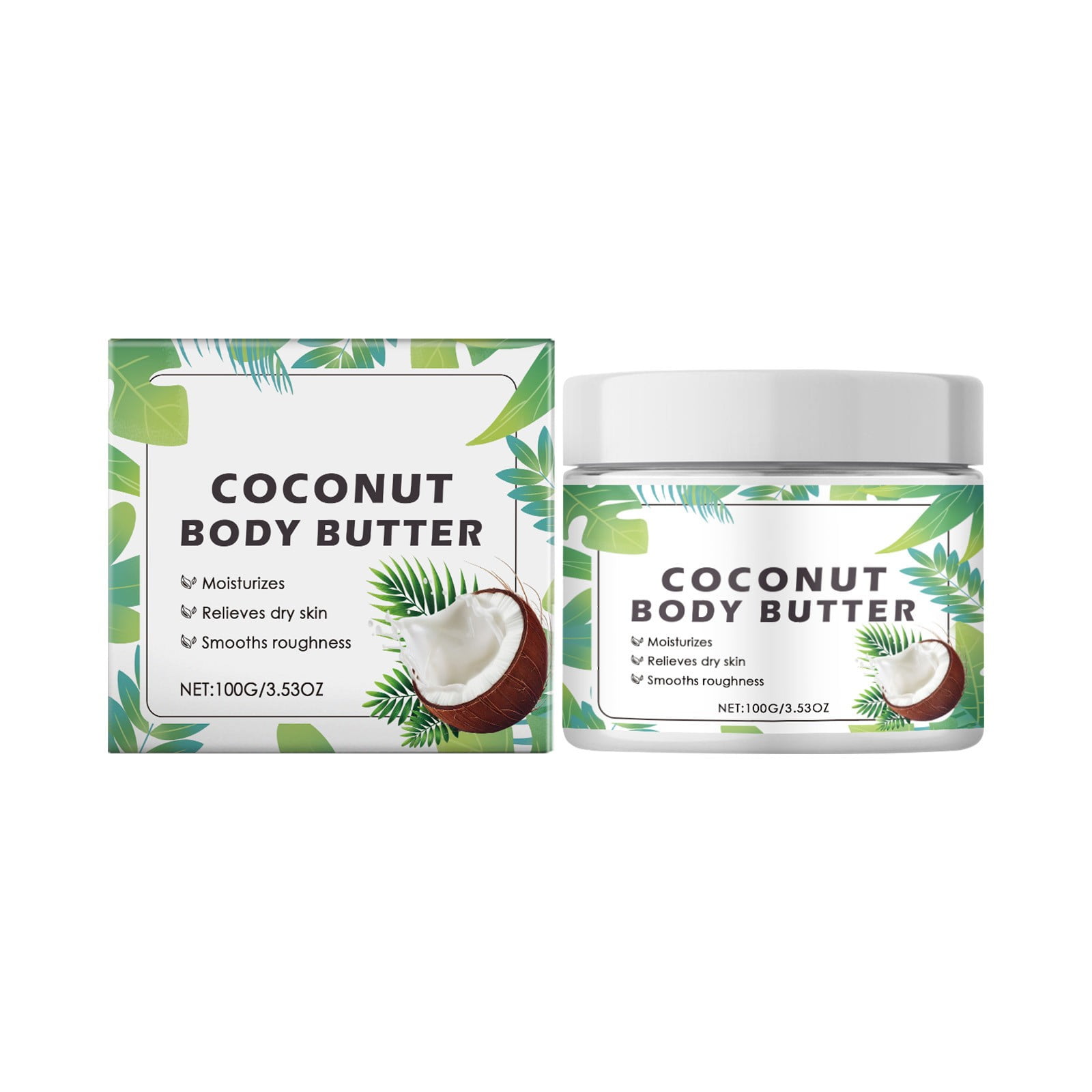 100g Coconut Body Lotion - Firming & Hydrating Moisturizer for Smooth ...