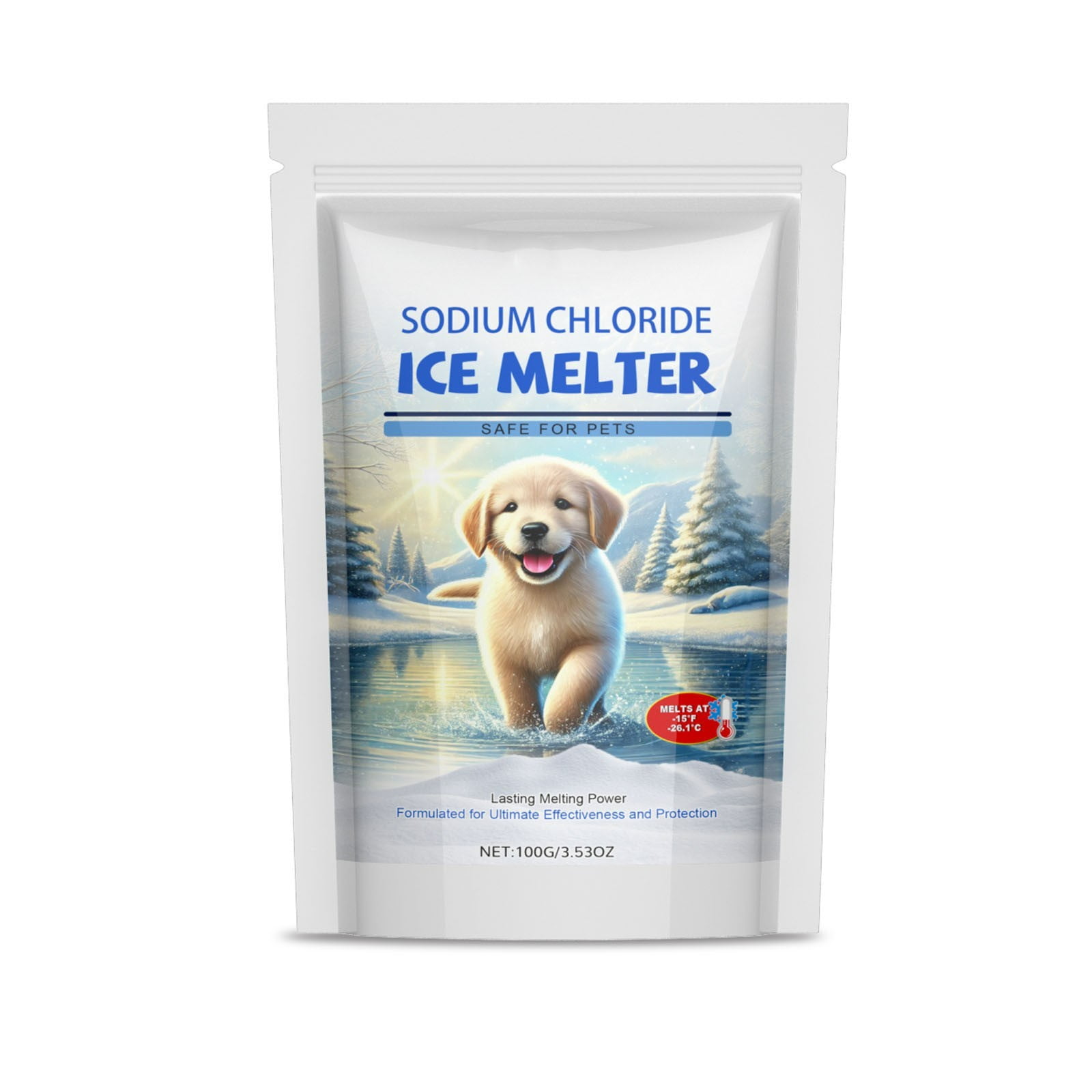 100g Driveway Ice Melter, Pet-Friendly Ice Melter for Car, De-Icing ...