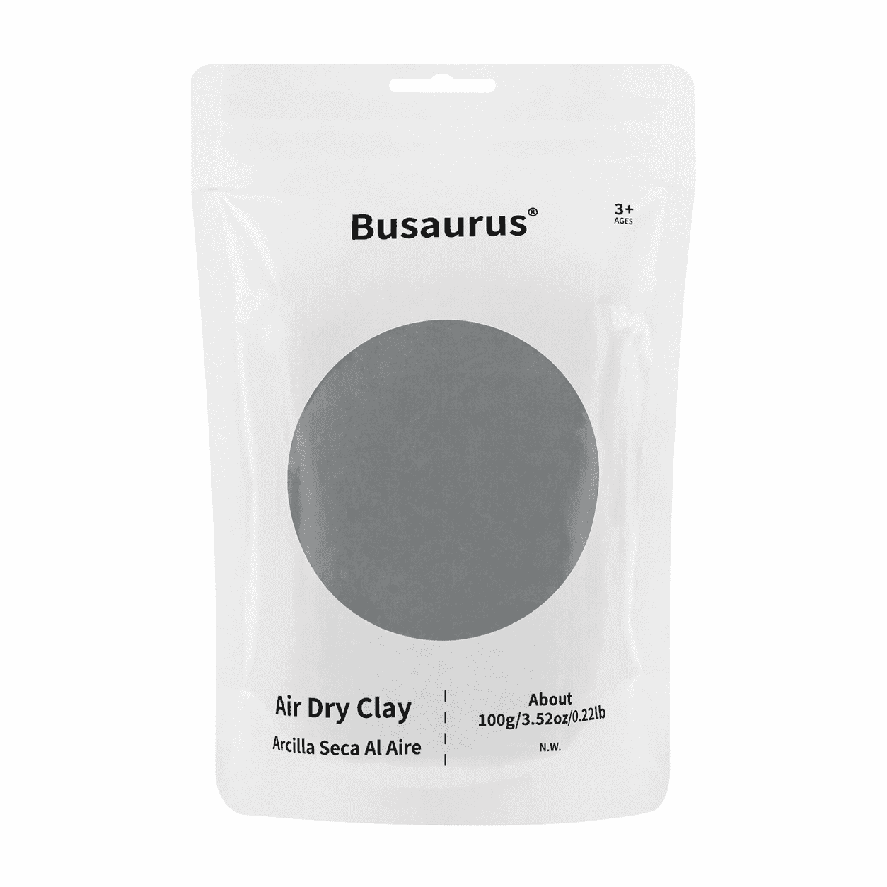 100g Gray Air Dry Foam Clay for Kids & Adults- Soft Magic Modeling Clay ...