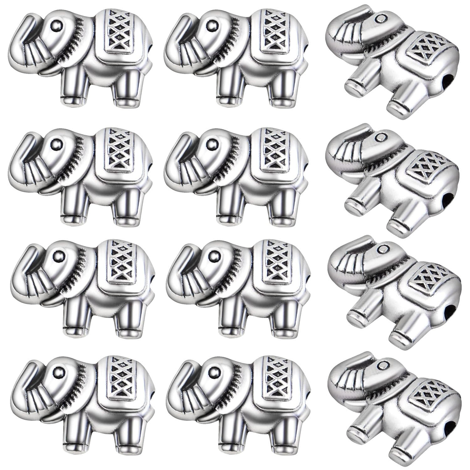 100g Mixed Animal Starfish Butterfly Turtle Bear Spacers Beads Alloy ...