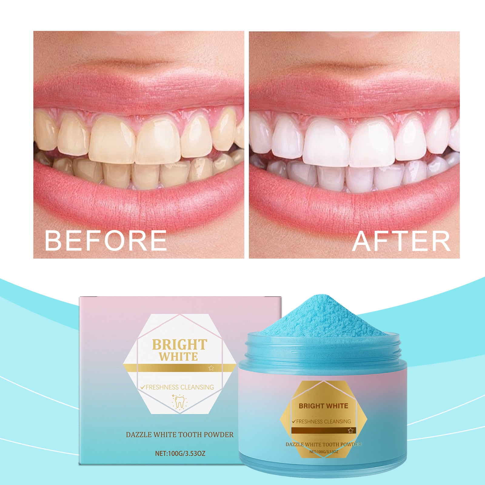 100g Niacinamide Whitening Tooth Powder Clearance! Whitening Toothpaste ...