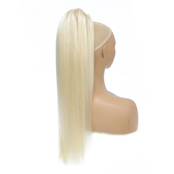 100g Real Hair Drawstring Ponytail - Natural Look, Easy to Use, Velcro ...