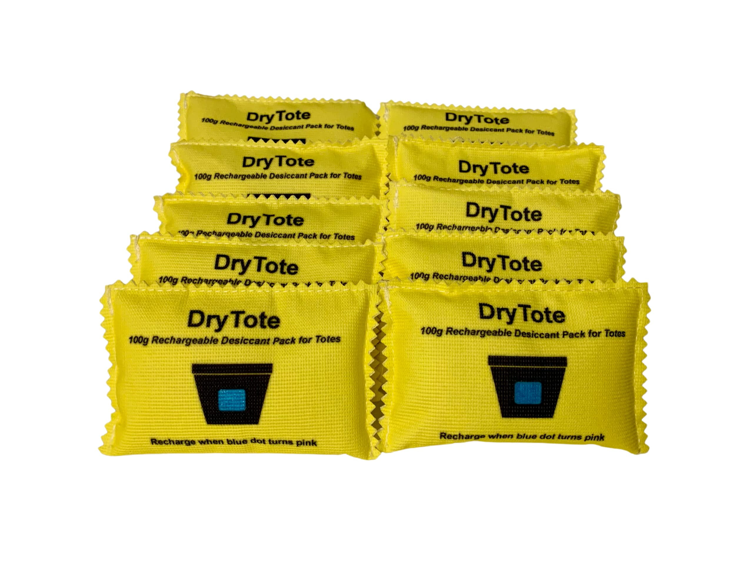 100g Rechargeable Desiccant Pack of 10 - Moisture Absorbing Bag ...