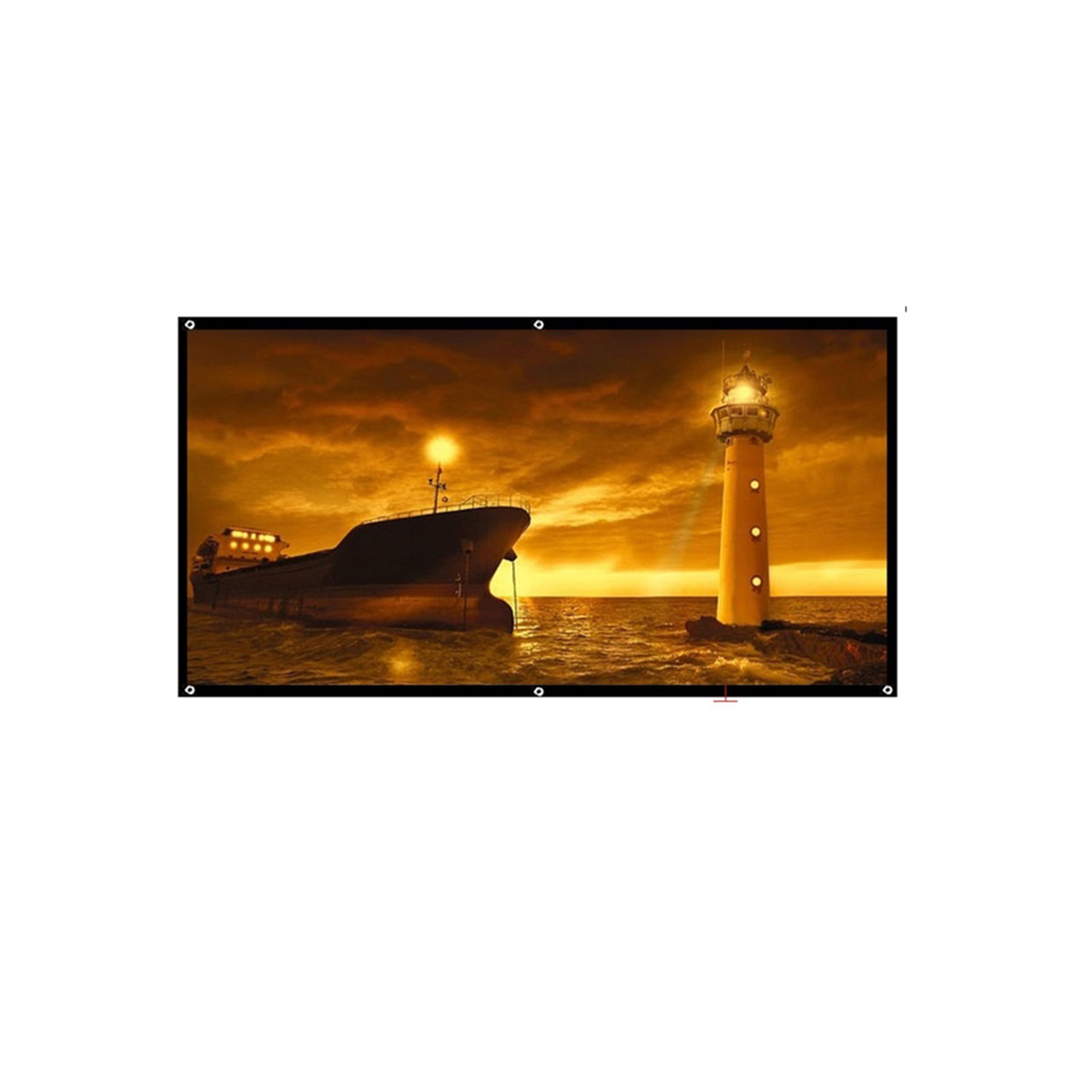 100inch Screen 120inch 16:9 Without Frame Portable Polyester Projection ...