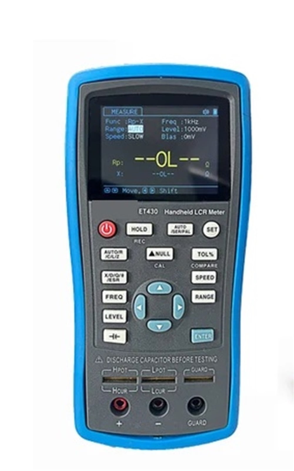 100kHz Multifunction Handheld LCR Digital Bridge Meter High Precision ...