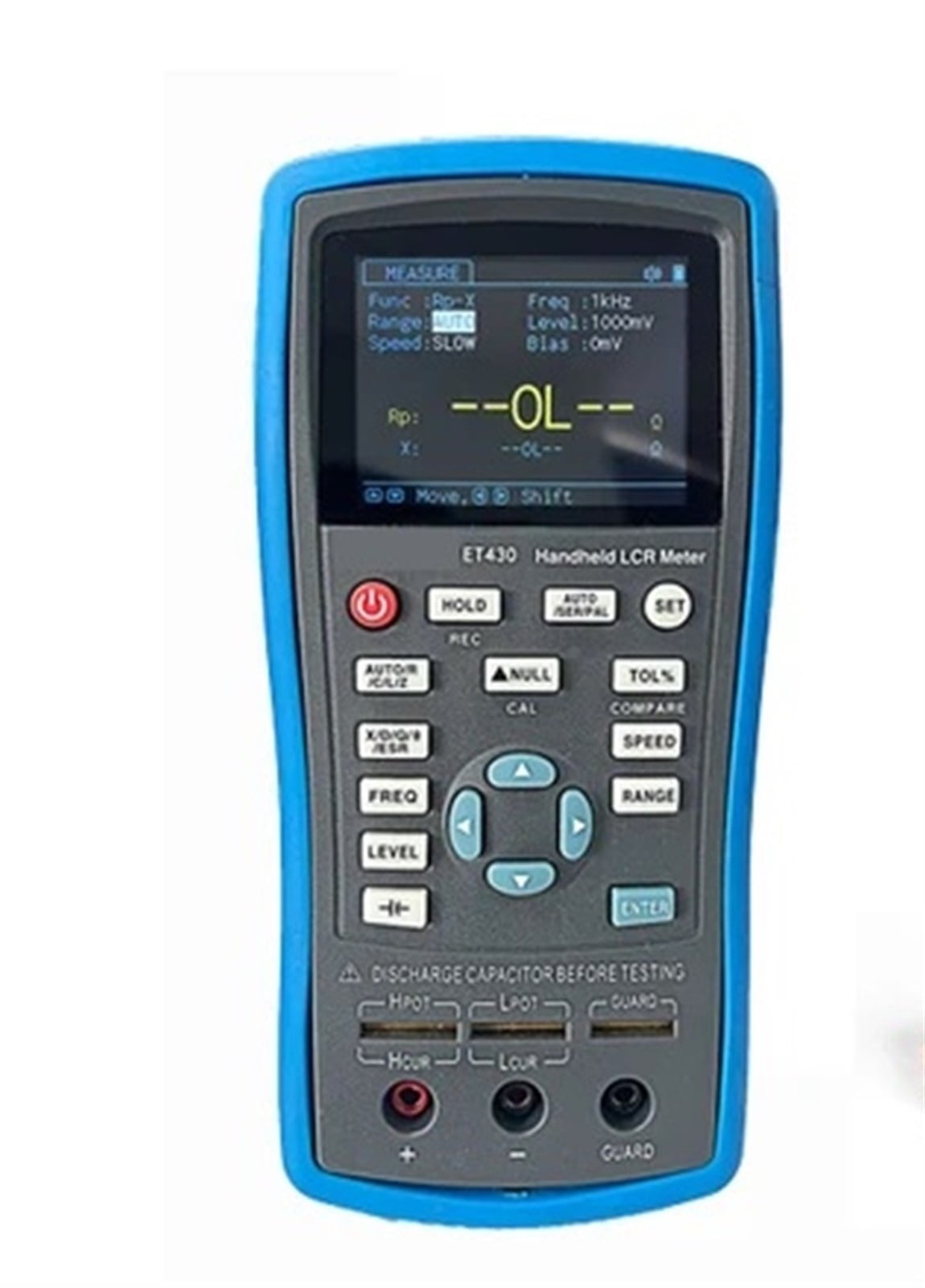 100kHz Multifunction Handheld LCR Digital Bridge Meter High Precision ...