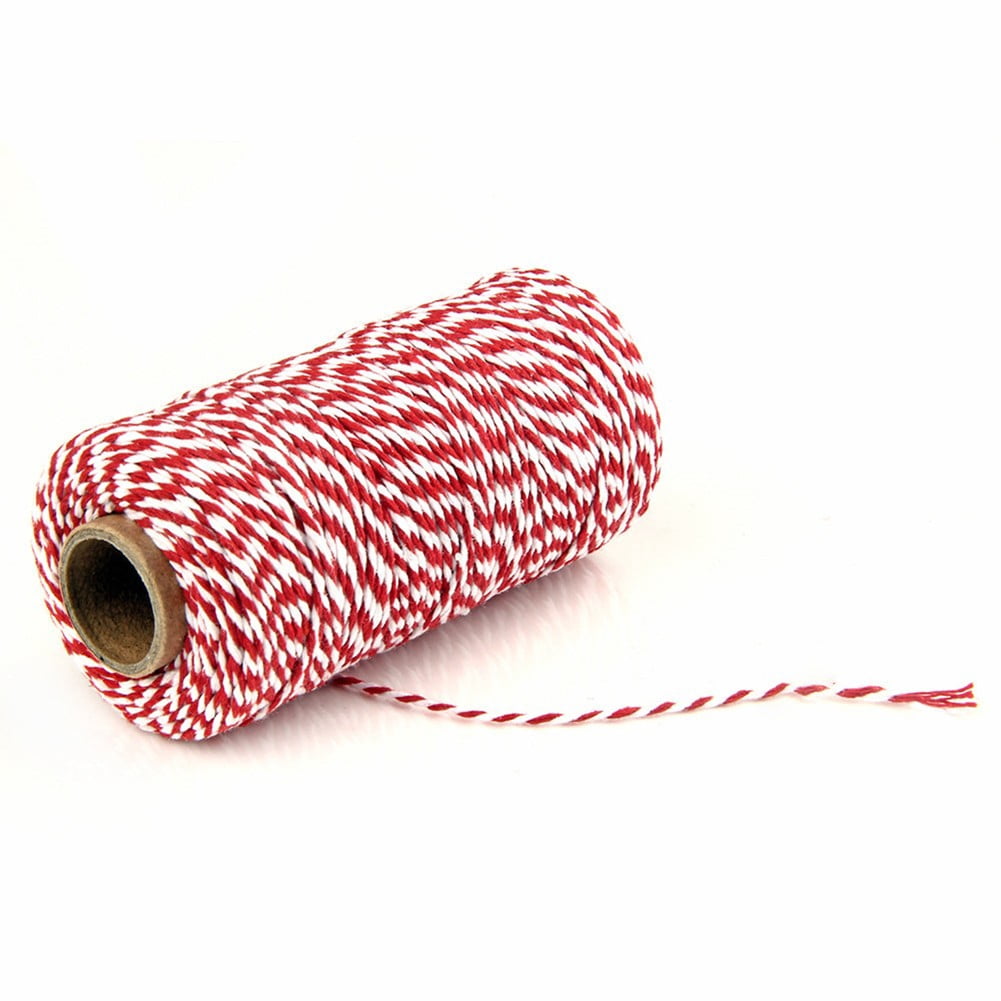 100m Colorful Twine Cotton Rope for DIY Home Textile Gift Wrapping ...