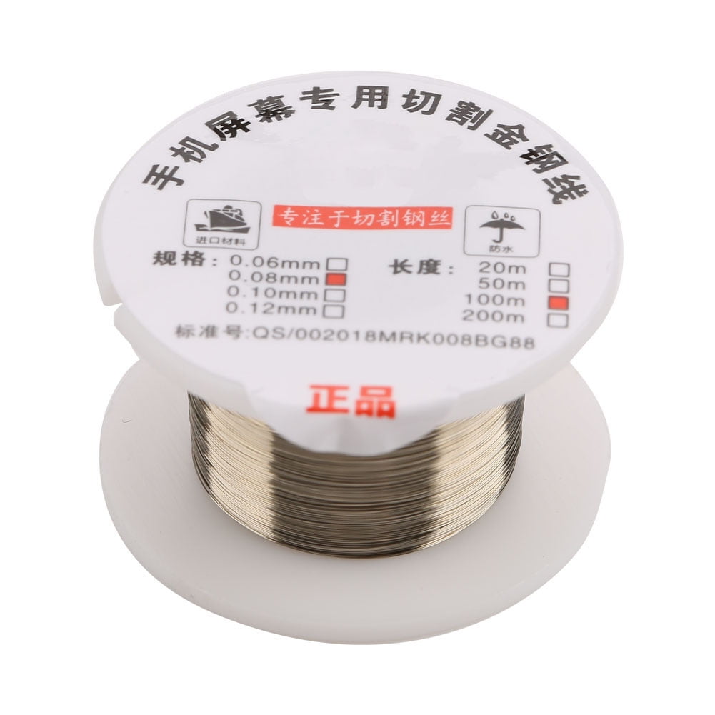 100m Molybdenum Cutting Wire Line for LCD Display Screen Separator ...