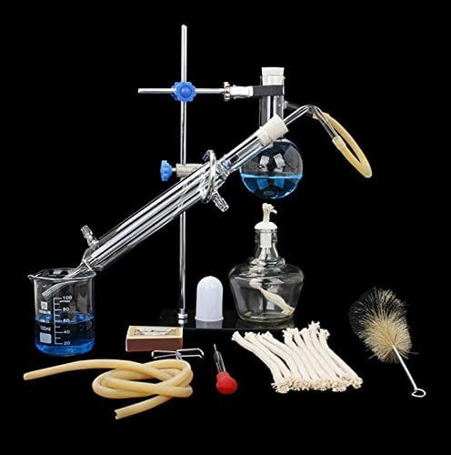 100ml Alcohol Distiller Chemistry Lab Glassware Kit Glass Distilling ...