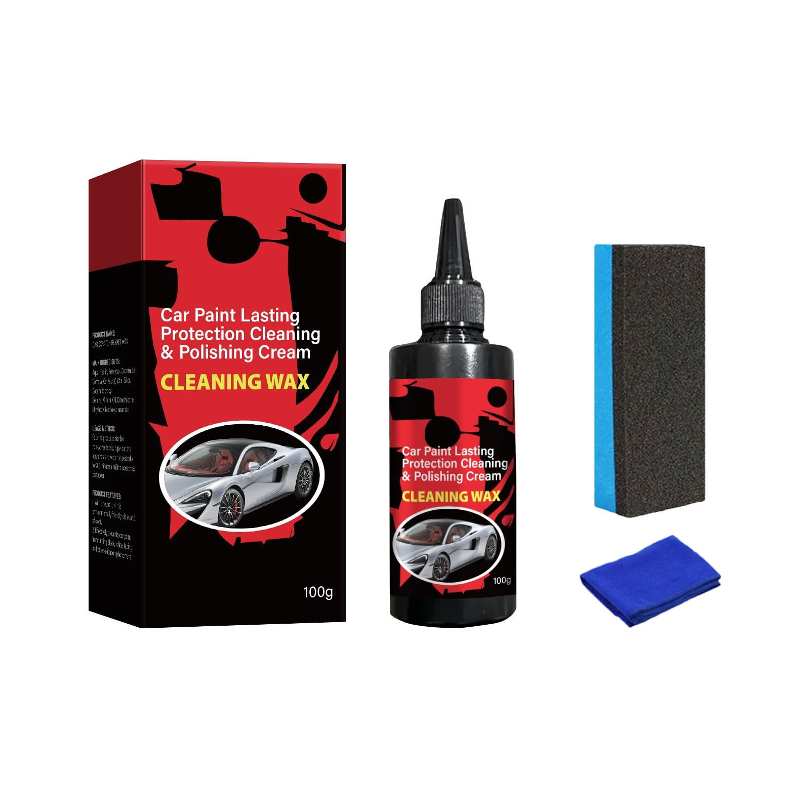 100ml Automotive Paint Scratch Remover Polish for Swirl Marks and ...