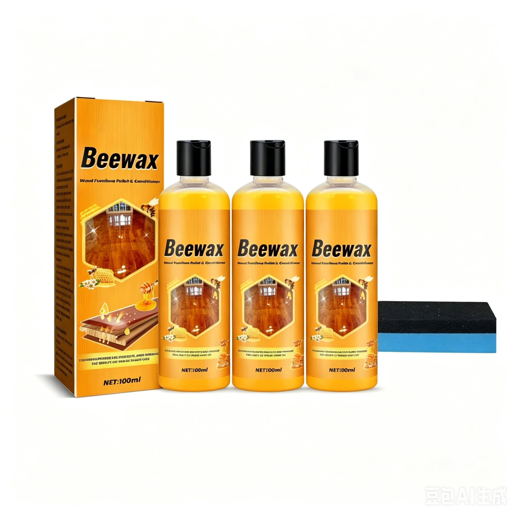 100ml Beeswax Furniture Polish, Natural Wood Oil Wood Conditioner ...