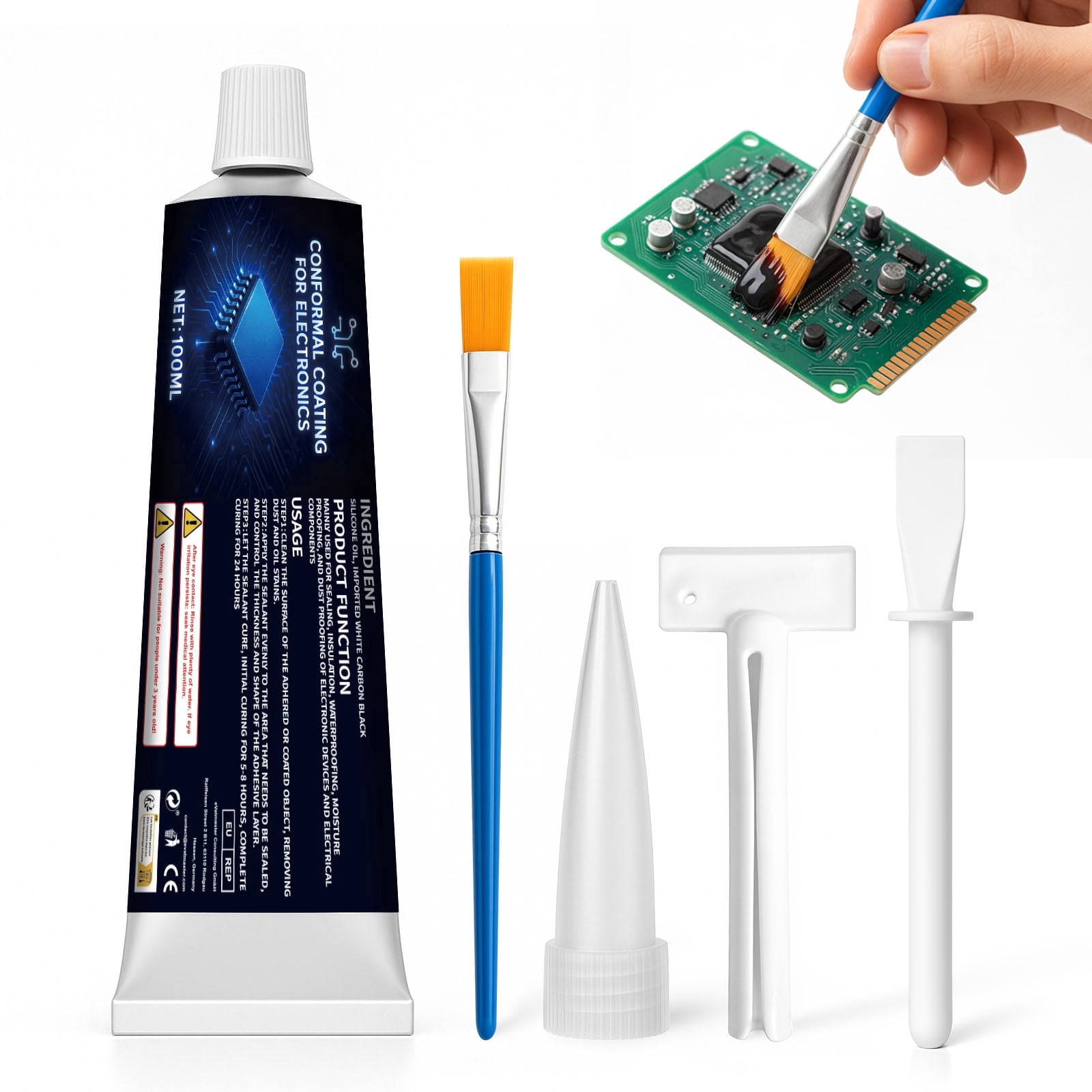 100ml Black Conformal Coating for Electronics, Potting Compound for ...
