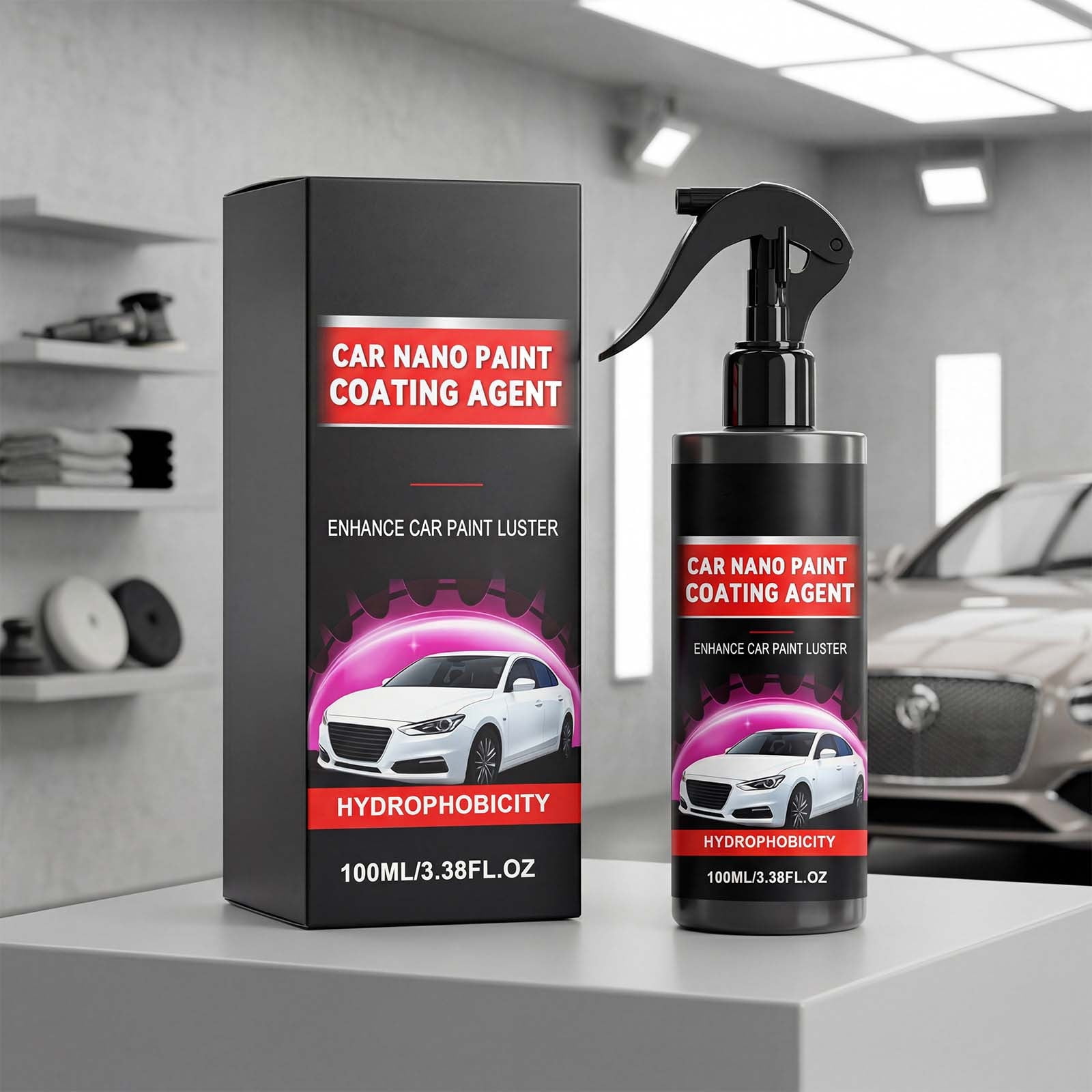100ml Car Paint Nano Coating Agent, Quick Polishing Brightening ...