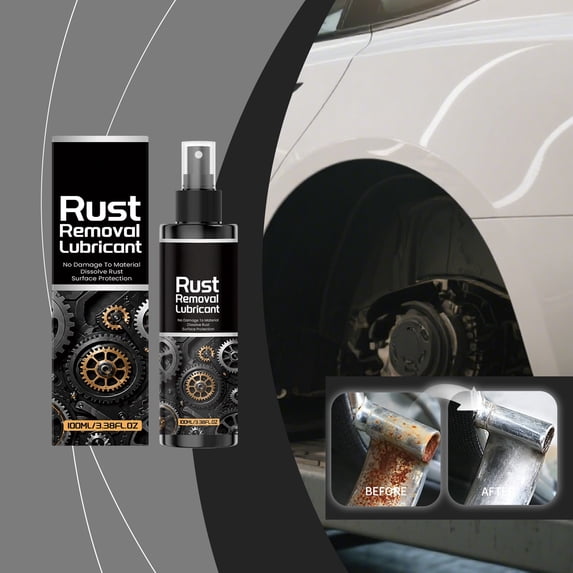 100ml Car Wheel Rust Remover Spray, Auto Rim Cleaner Polish, Rust ...