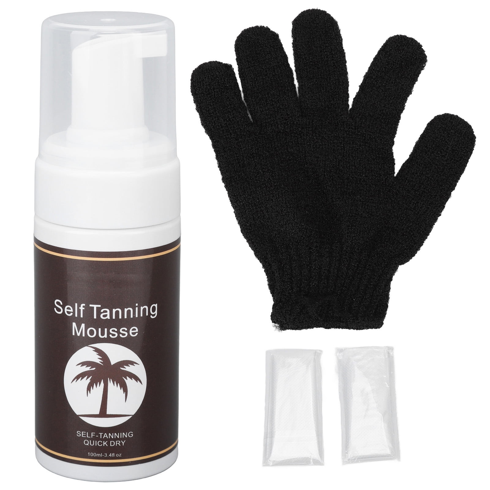 100ml Dark Fake Tan Sunless Tanner Bronzing Mousse Self Tanning Mousse