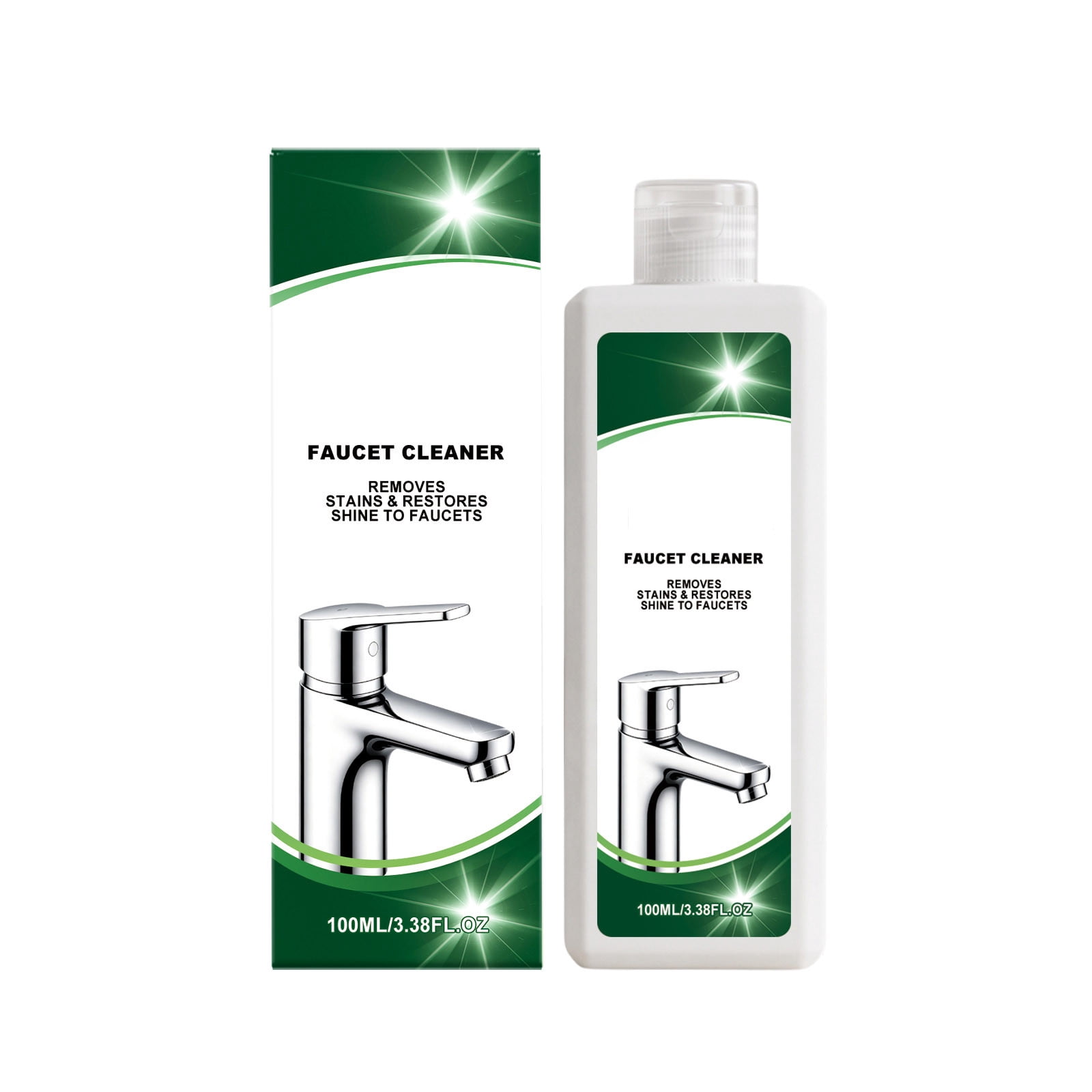 100ml Faucet Cleaner Gentle Care Kitchen Bathroom Metal Parts Daily ...
