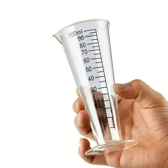 100ml Food-Grade Acrylic Measuring Cup with Scale - BPA-, Perfect for ...