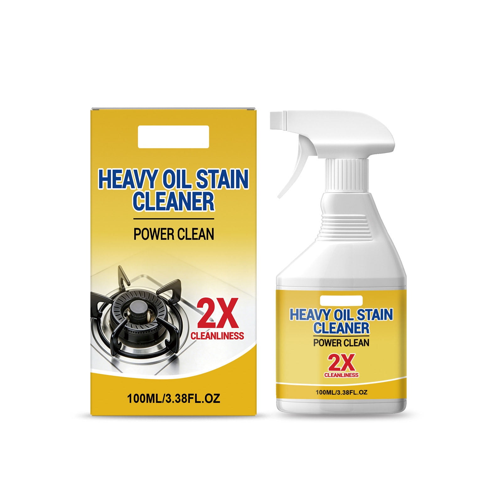 100ml Kitchen Heavy Oil Cleaner Spray Daily Deep Cleaning for Cooktops ...