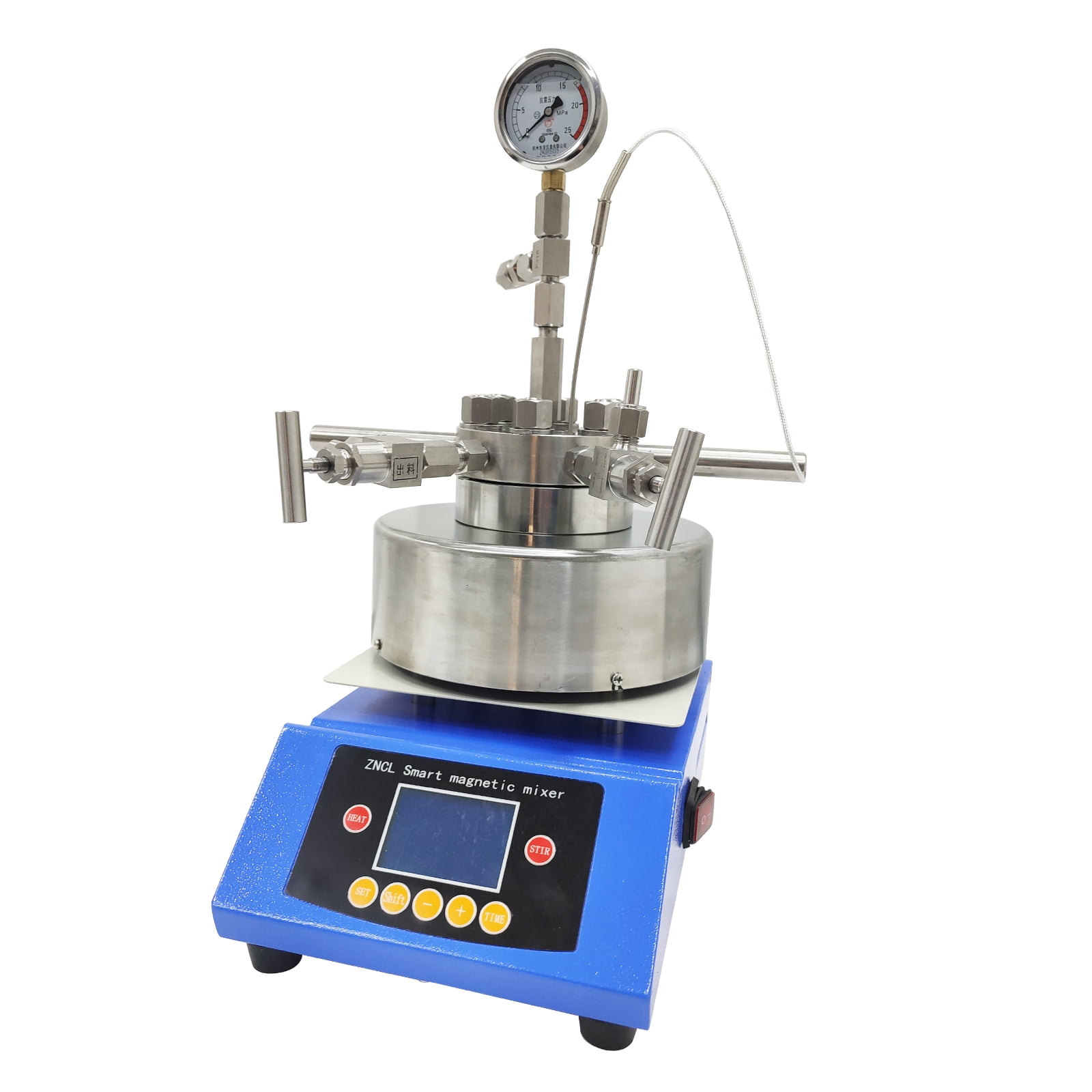100ml Lab High Pressure Reactor Reaction Vessels Autoclave with ...