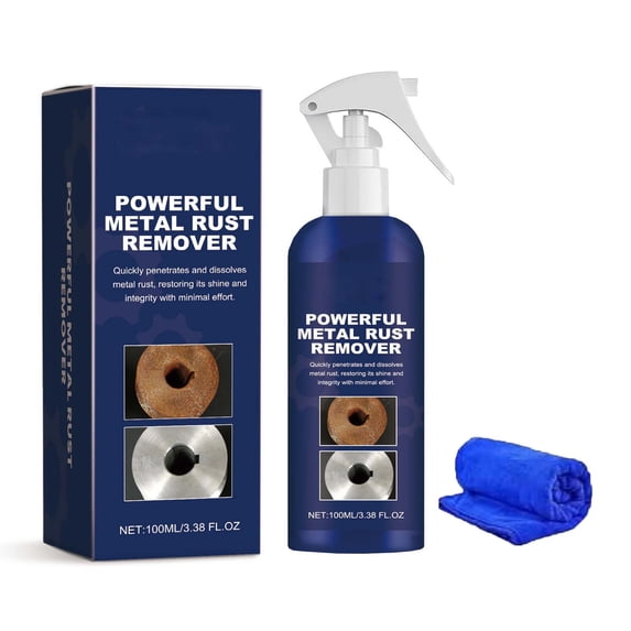 100ml Metal Rust Remover Spray Kit Fast-Acting Rust Dissolver For Car ...
