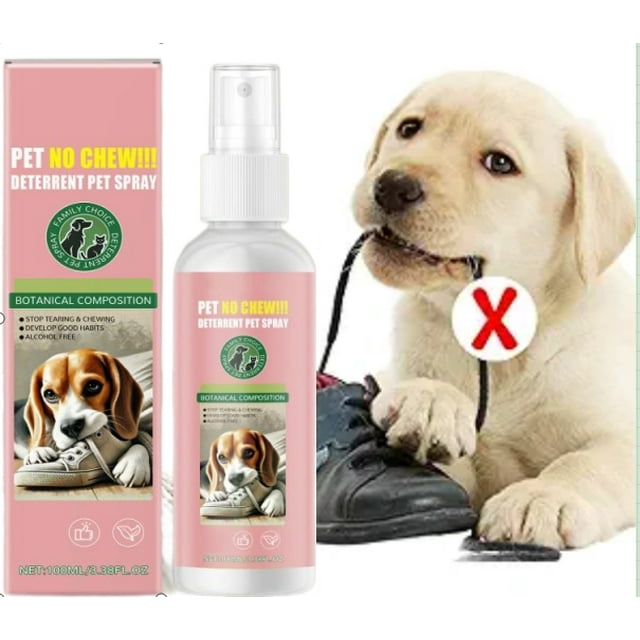 100ml No Chew Spray for Dogs - Natural Bitter Apple Solution for Dog ...