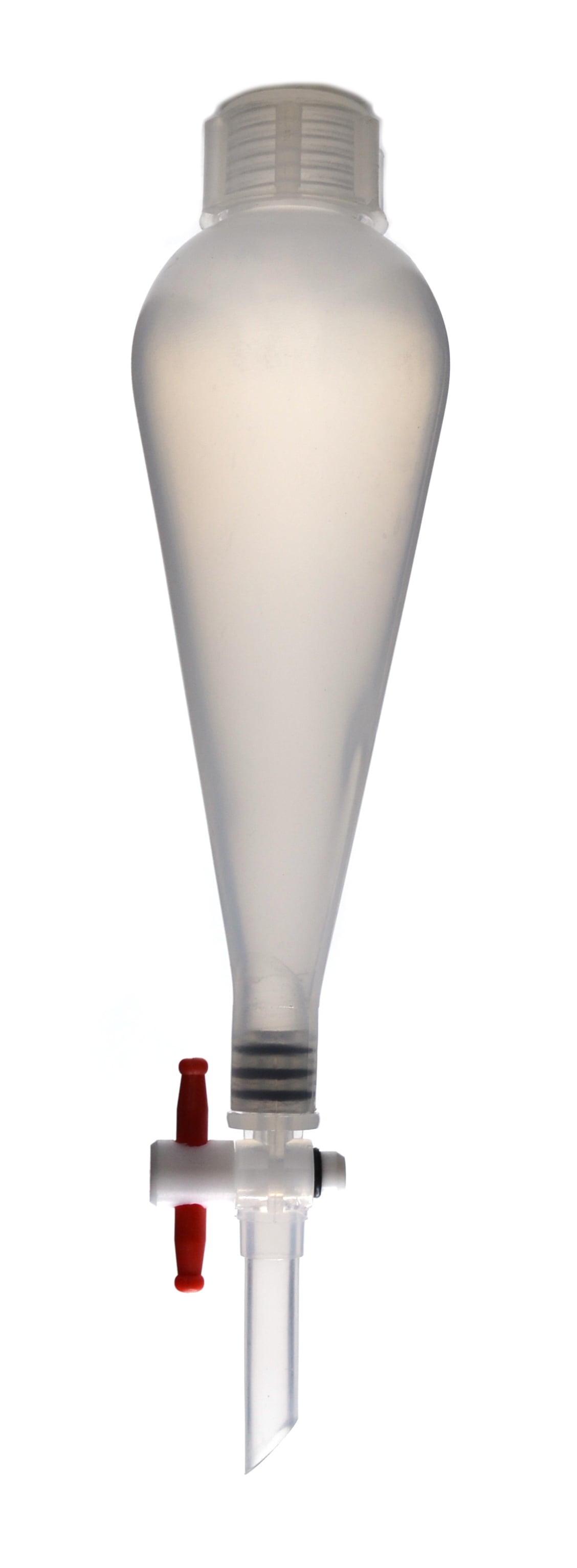 100ml Plastic Separating Funnel - Polypropylene - Screw Cap - Stopcock - Eisco Labs - Walmart.com