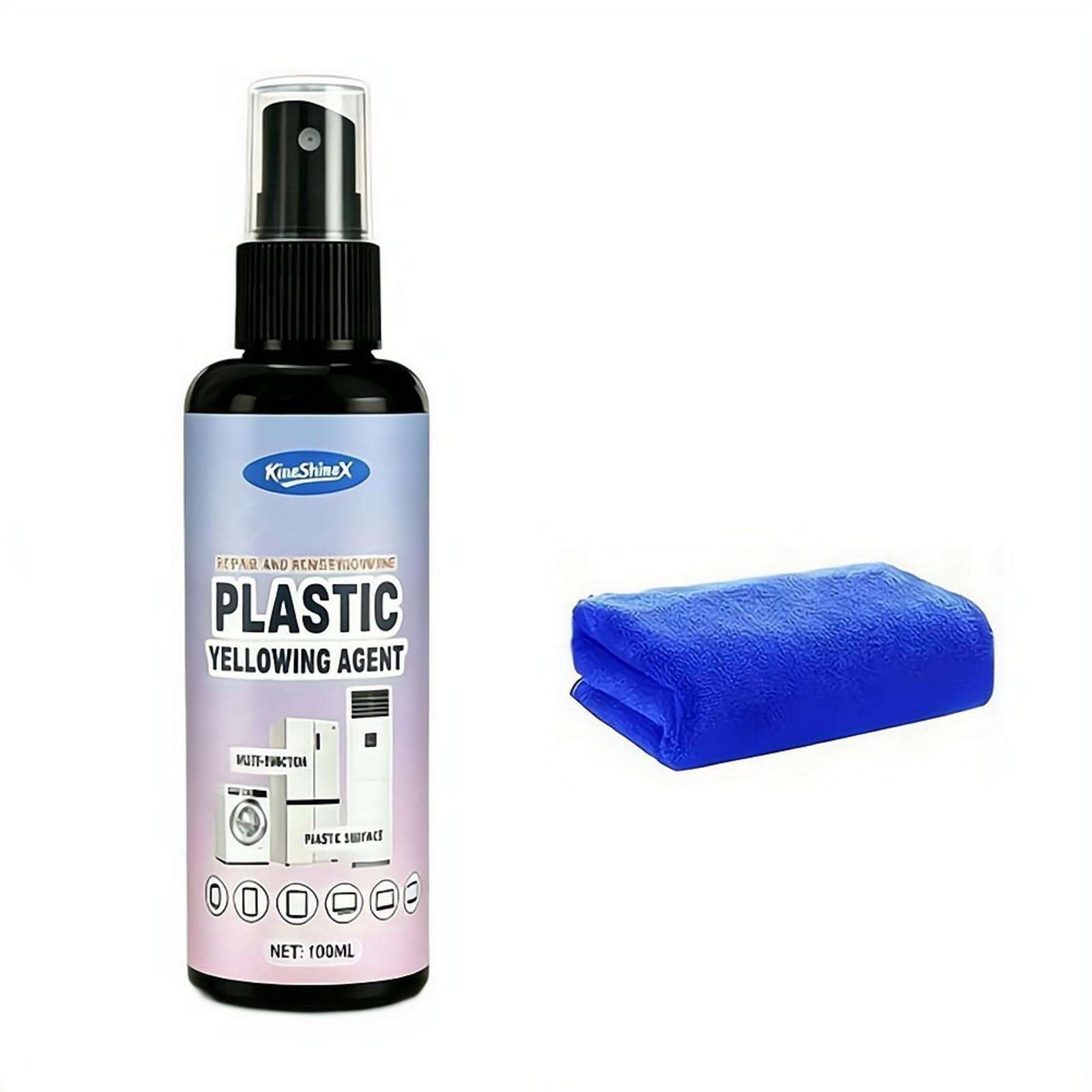 100ml Plastic Yellowing Remover Spray, White Restorer for Appliance ...