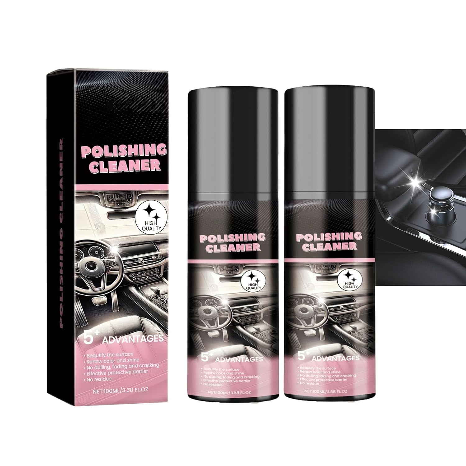 100ml Polishing Cleaner Car Interior,Polishing Car Interior Cleaner ...