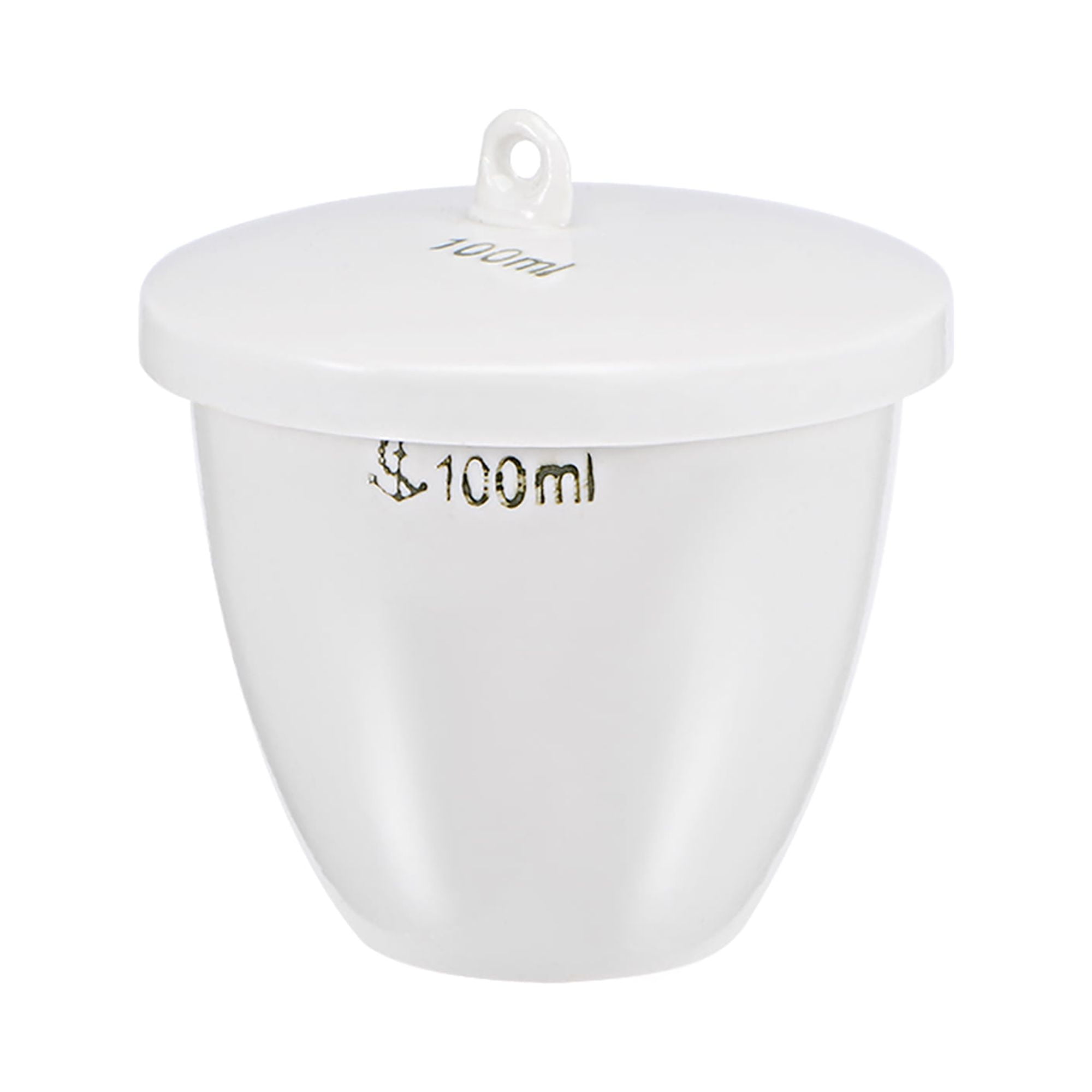 100ml Porcelain Crucible Cup with Lid for Foundry Melting Casting ...