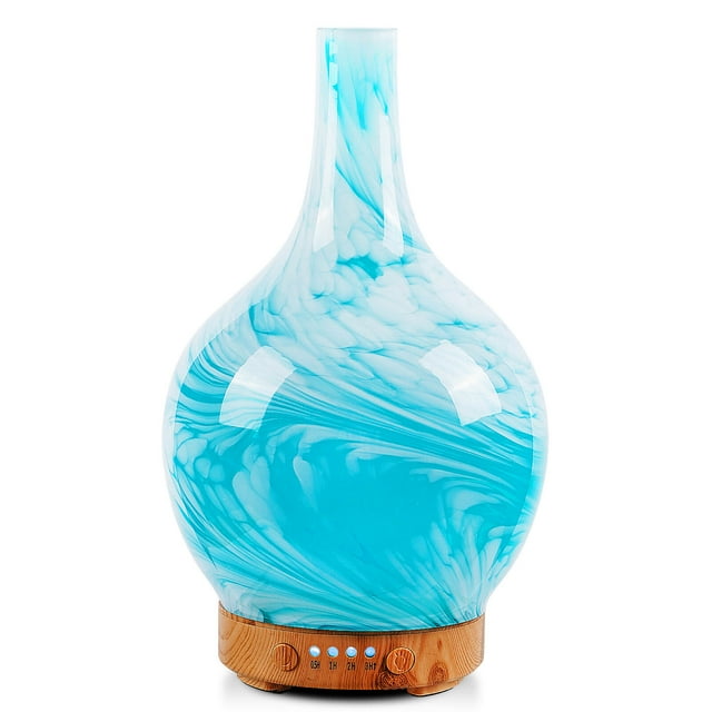 100ml Porseme Blue Wave Essential Oil Diffuser Glass Aromatherapy ...