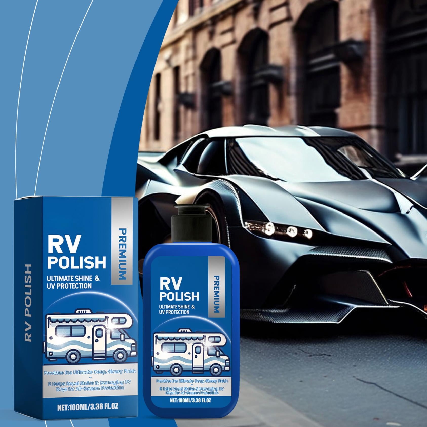 100ml Pro-Grade Auto Paint Restorer & Ceramic Wax Coating, Premium RV ...