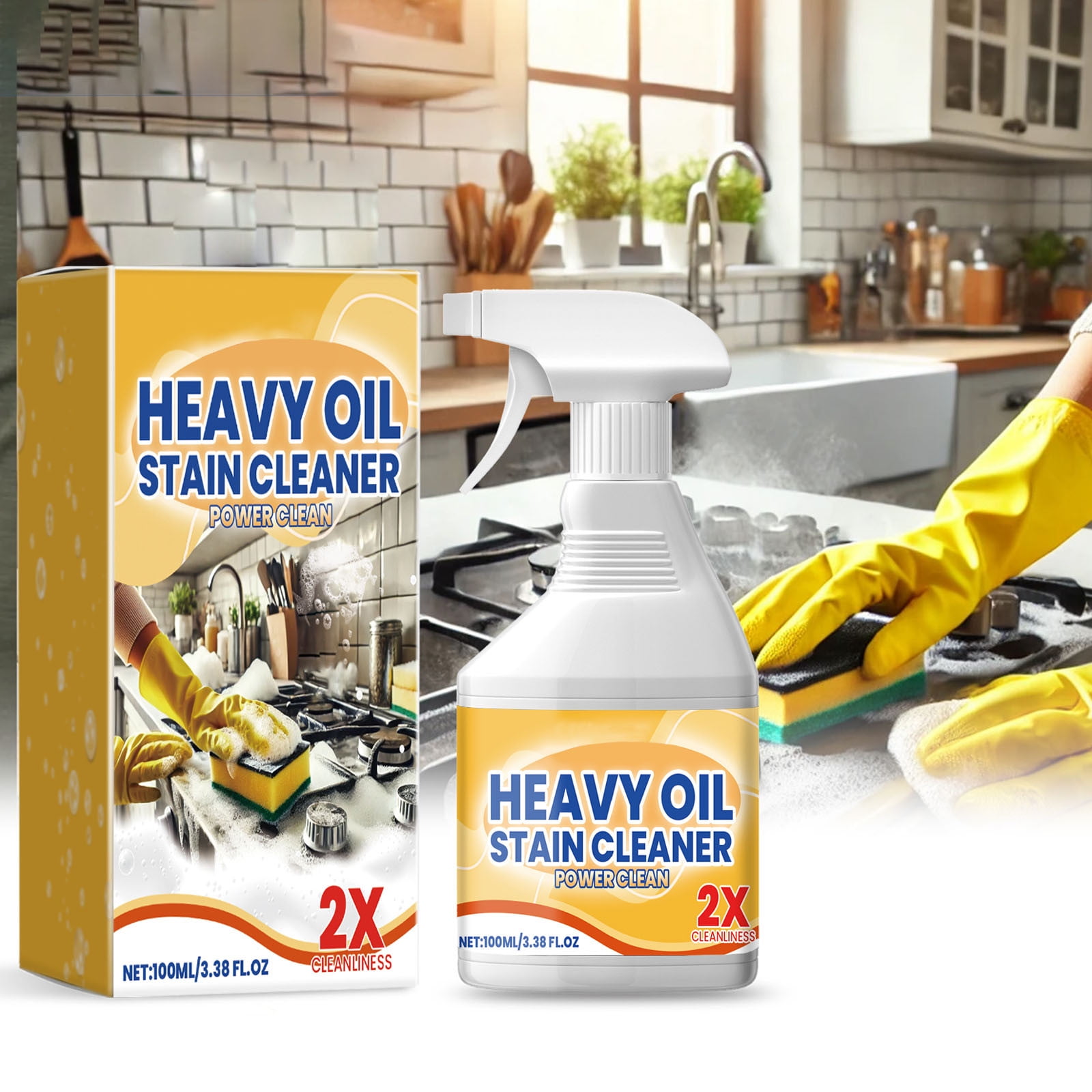 100ml Spray Heavy Duty Cleaner Degreaser & Indoor & Outdoor Cleaner For ...