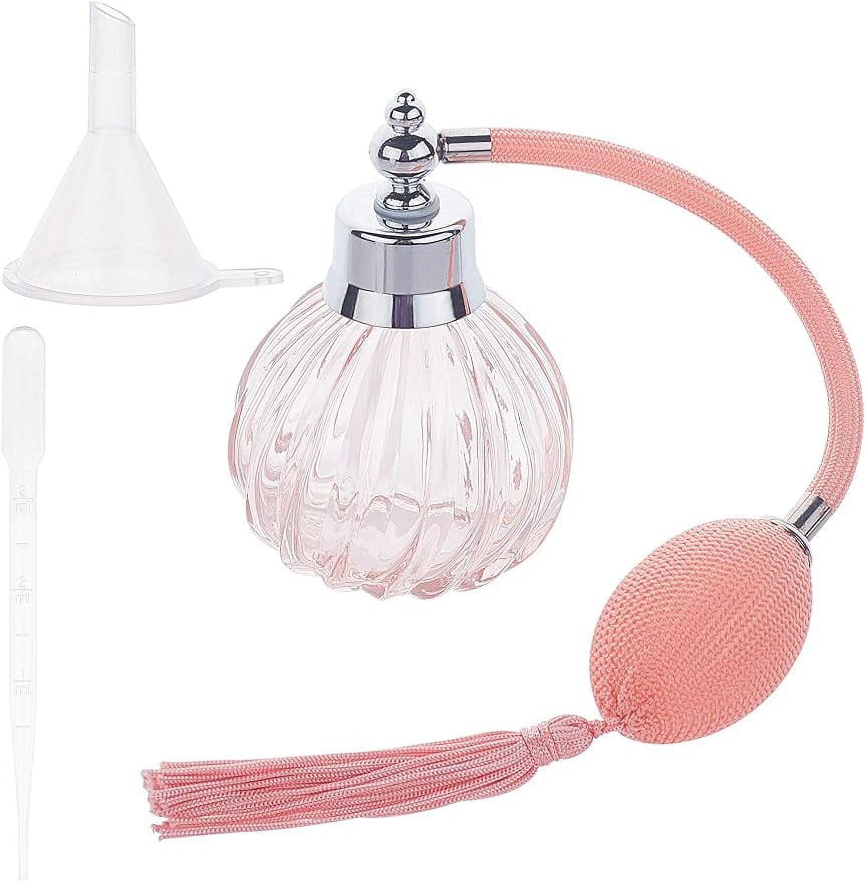 100ml Vintage Refillable Perfume Bottle Pink Crystal Perfume Spray ...
