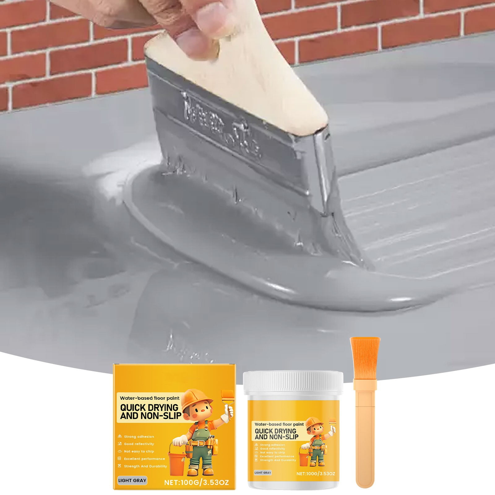 100ml Water Based Epoxy Floor Paint Slip Water Based Floor Paint Water ...