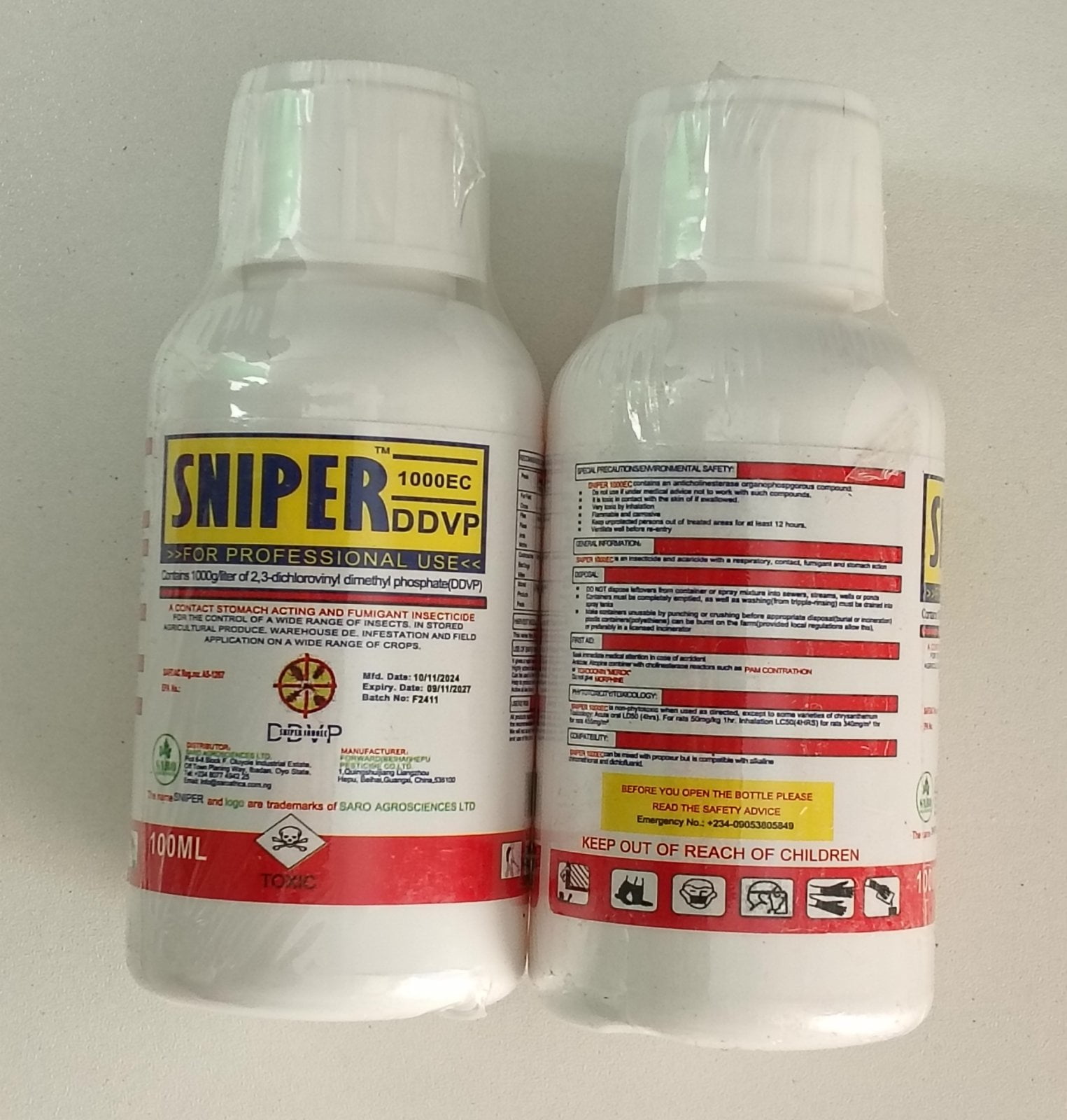 100ml can transform 60 pounds of concentrated insecticide spray,Kill ...