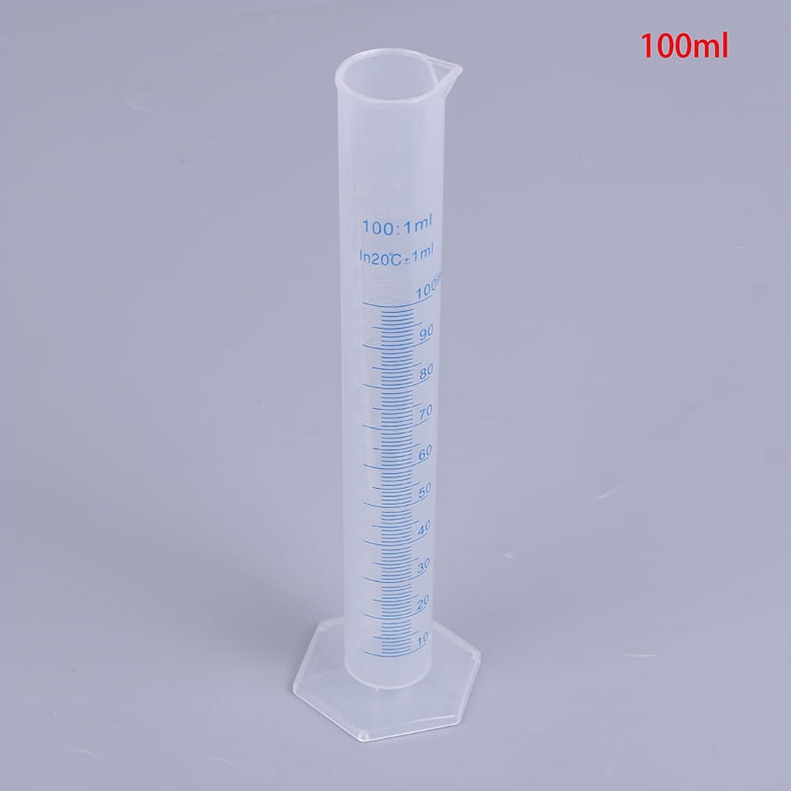 100ml measuring cylinder blue scale acid and alkali resistant measuring ...