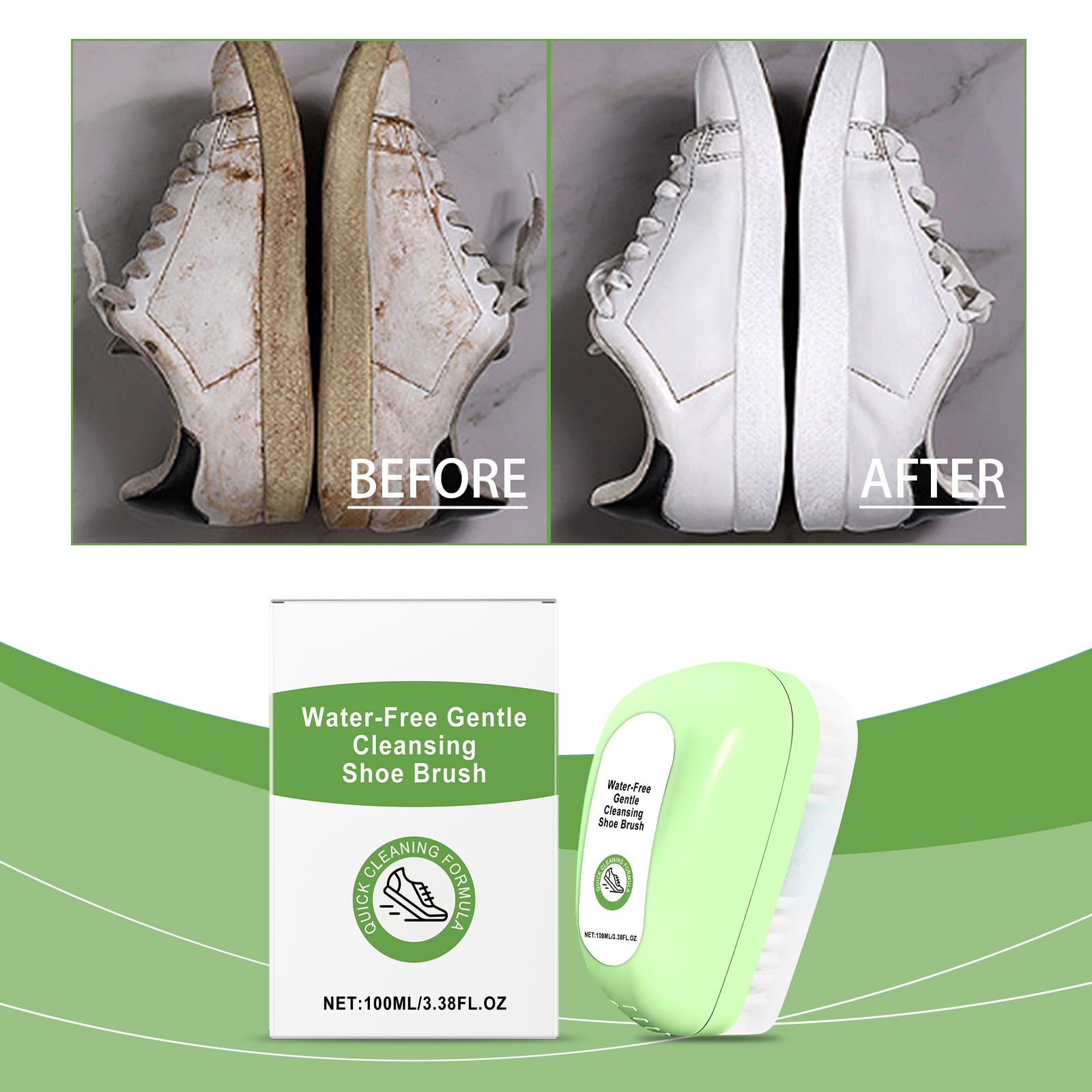 100mlWater Gentle Cleansing Shoe Brush Multipurpose Water Cleaning ...