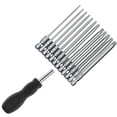 100mm 1/4inch Hexagonal Shank Blossom Head Screw Driver Bit Set ...