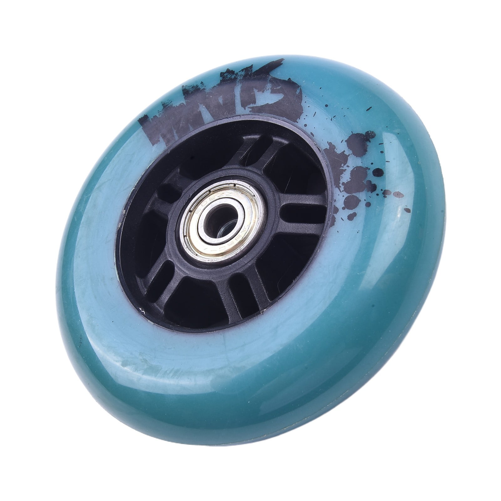100mm 85A Inline Skate Wheel With Bearings High Elasticity Rear Wheel ...