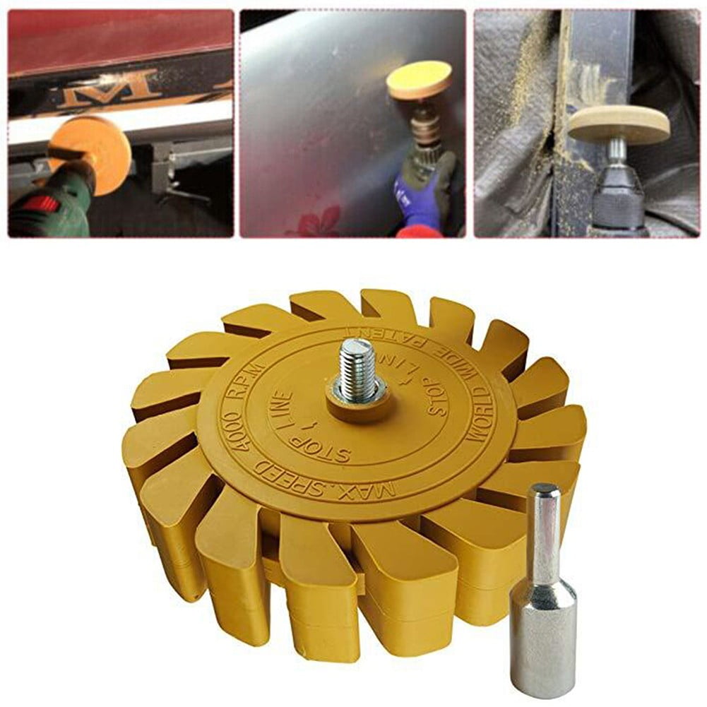 100mm Adhesive Removal Disc for Electric Drill, Rubber Degumming Wheel ...