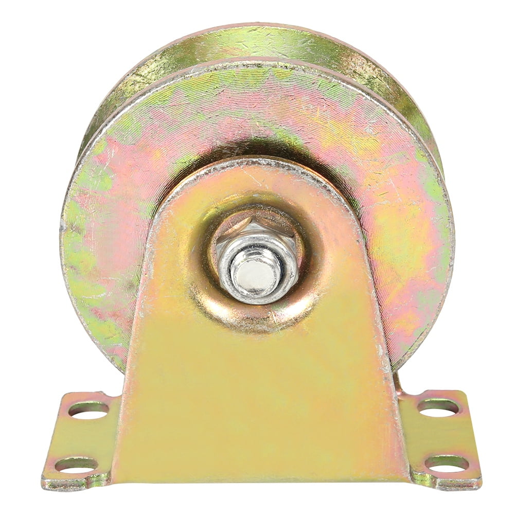 100mm Diameter Sliding Gate Roller Steel V Type Wheel Track for Sliding ...