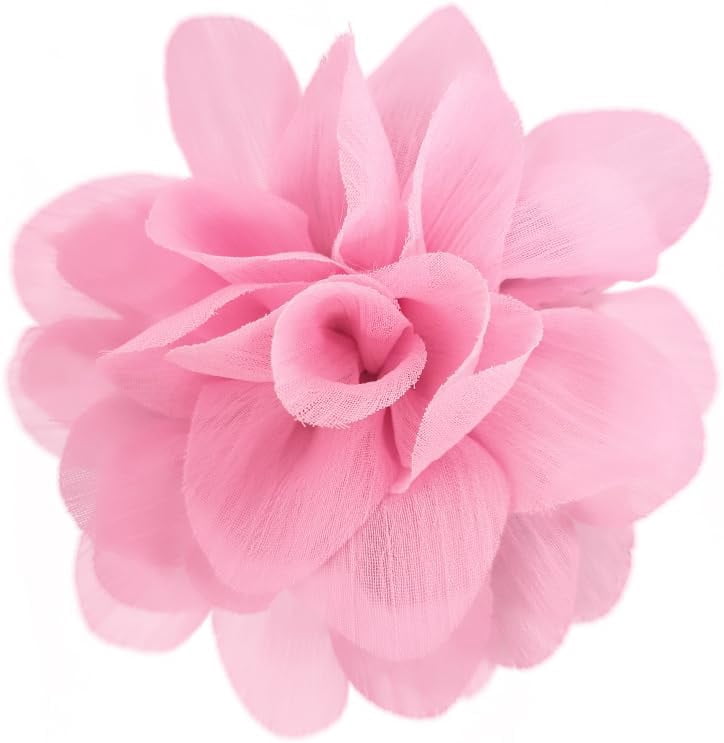 100mm Flower Brooches for Women Extra Large Rose Satin Fabric Lapel Pin ...